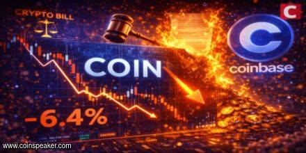 COIN Stock Price Drops 6.4% after Coinbase Withdraws Support for Crypto Bill