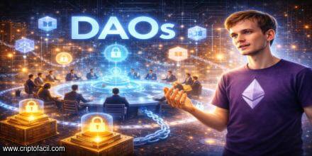 Vitalik pressiona por novas DAOs enquanto ETH consolida