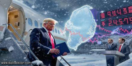 Trump llega a Davos con la mira en Groenlandia y amenaza aranceles que sacuden a Wall Street