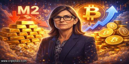 Cathie Wood vê bolha no ouro e reacende tese pró-Bitcoin