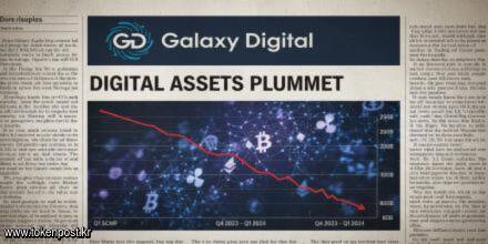 6,990억 원 손실… 갤럭시 디지털, 암호화폐 하락 직격탄에 주가 -13%