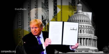 Trump Signs $1.2 Trillion Bill, Crypto Markets React With Relief