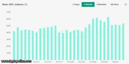 Retail wallets dominate activity as Solana sets new 12-month high in token creations in January