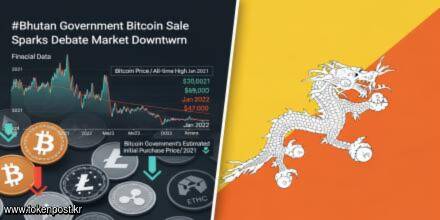 297억 원 규모 비트코인 매도…부탄, 보유량 57% '반토막'