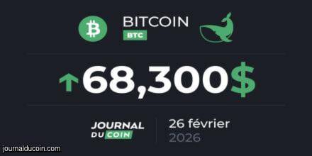 Bottom sur le sommet du bull run de 2021 pour BTC ? Bitcoin 26 février