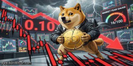 Dogecoin cae 7% y pierde el impulso del rally: vuelve a estar bajo USD $0,10