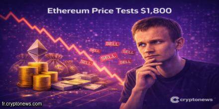 Vitalik Buterin aime-t-il vraiment sa chaîne ? Il vend plus de 10 000 ETH alors que le prix de l’Ethereum teste les 1 800 $.