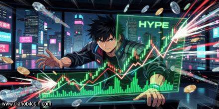 Hyperliquid (HYPE) sube 5,36% en 24 horas ante volumen récord