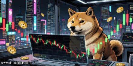 Dogecoin cae 0,13% en sesión volátil cerca de USD $0,096
