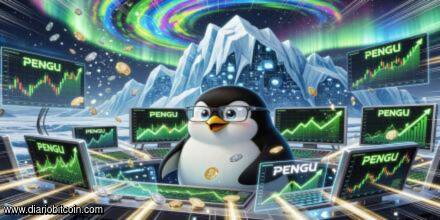 PENGU sube 11% en 24 horas impulsado por volumen récord