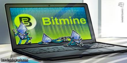 Bitmine acelera compras de Ethereum e eleva tesouraria para 4,6 milhões de ETH