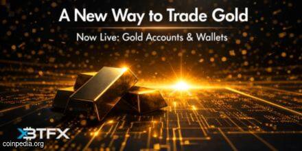 XBTFX Launches Gold-Based MT5 Accounts Enabling Traders to Fund and Trade Using Gold