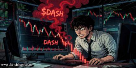 Dash cae casi 10% en 24 horas ante volumen moderado
